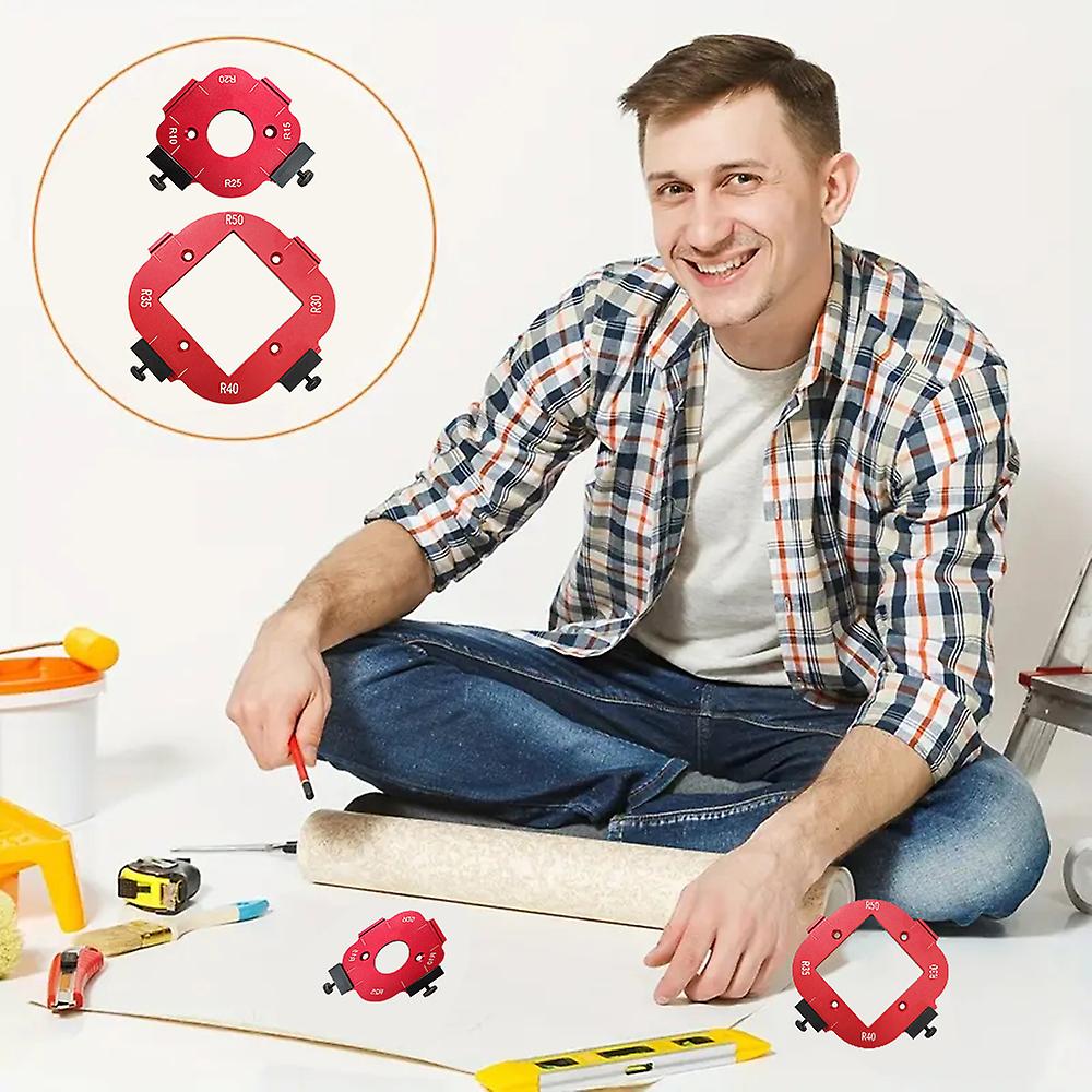 Router Corner Radius Template for Woodworking, Multifunctional Aluminum ...