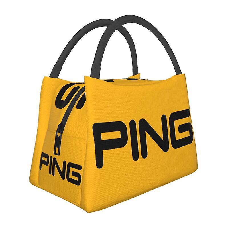 Golf Logo Insulated Lunch Bags For Women Resuable Thermal Cooler Lunch ...