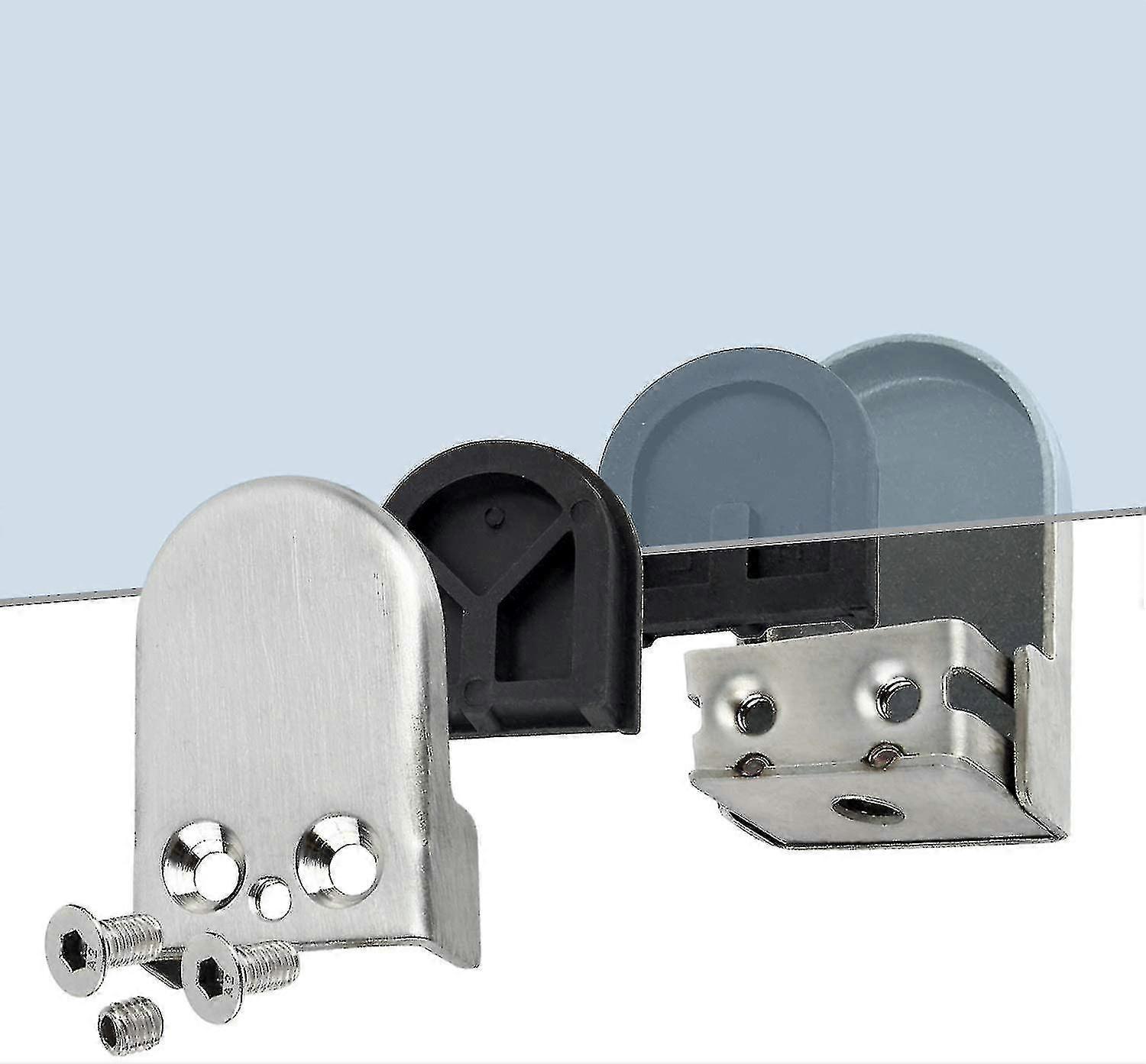 12 X (10-12mm) 304 Stainless Steel Glass Clamp Clip For Stair Window ...