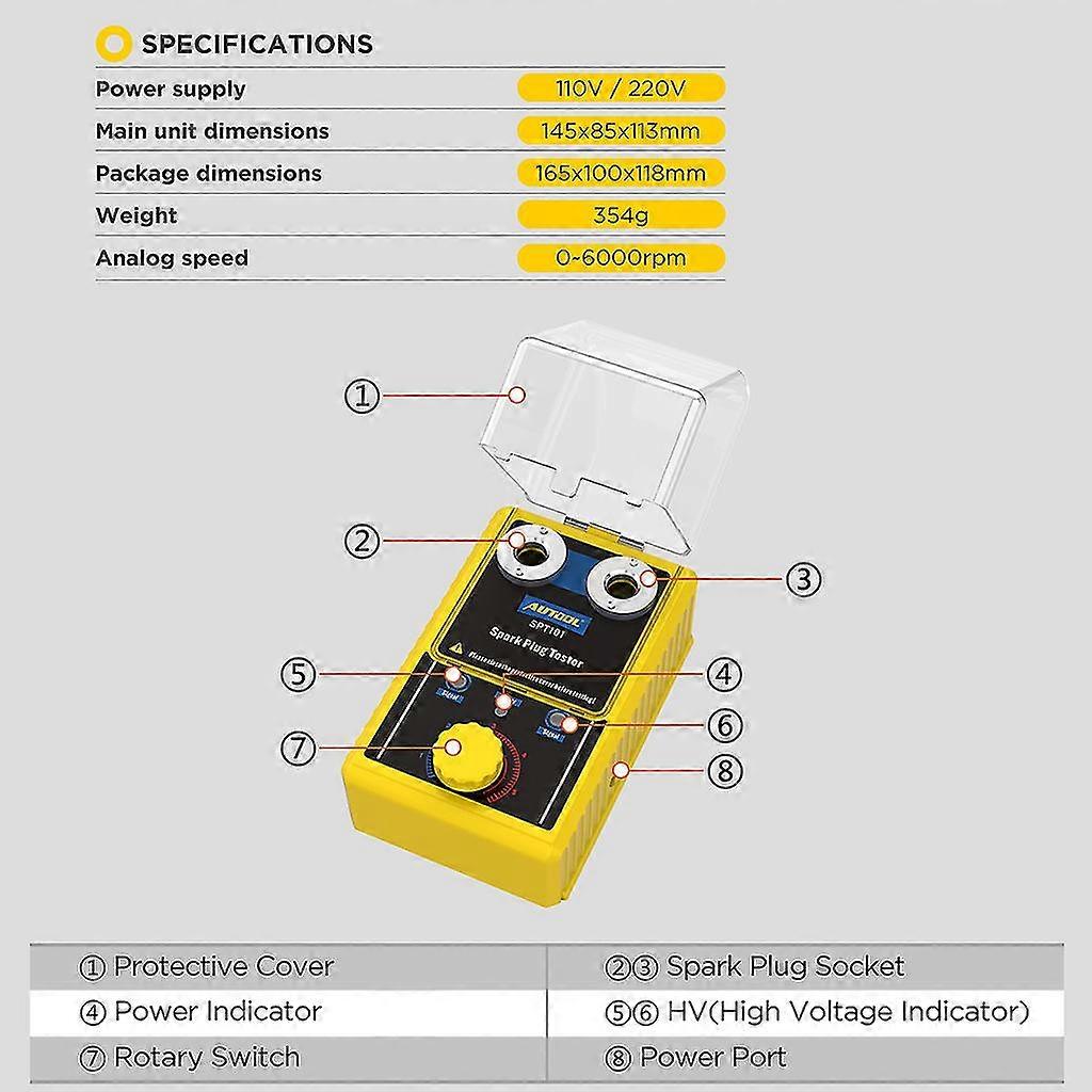 Adjustable Dual Hole Testing Ignition Testers Spt101 Ignition Plug ...