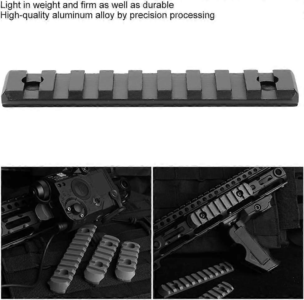 Picatinny Mlok Metal Rail M-Lok - 9 Slot Rail Set 3/5/9/11 Slot ...