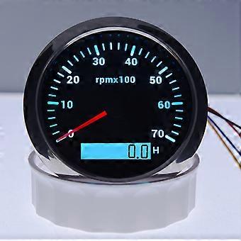 85mm Tachometer 3000 6000 7000 8000 RPM Tacho With 7 Colors Backlight ...