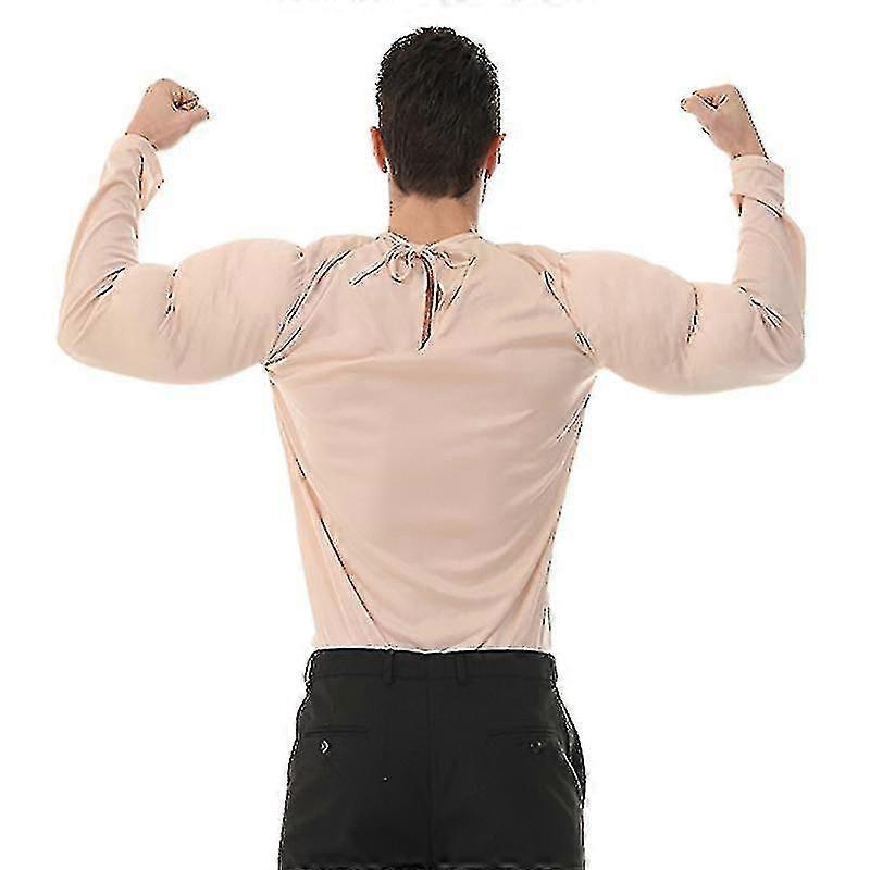 Adult Men Body Builder Costume Muscle Shirt Costume Outfit Halloween ...
