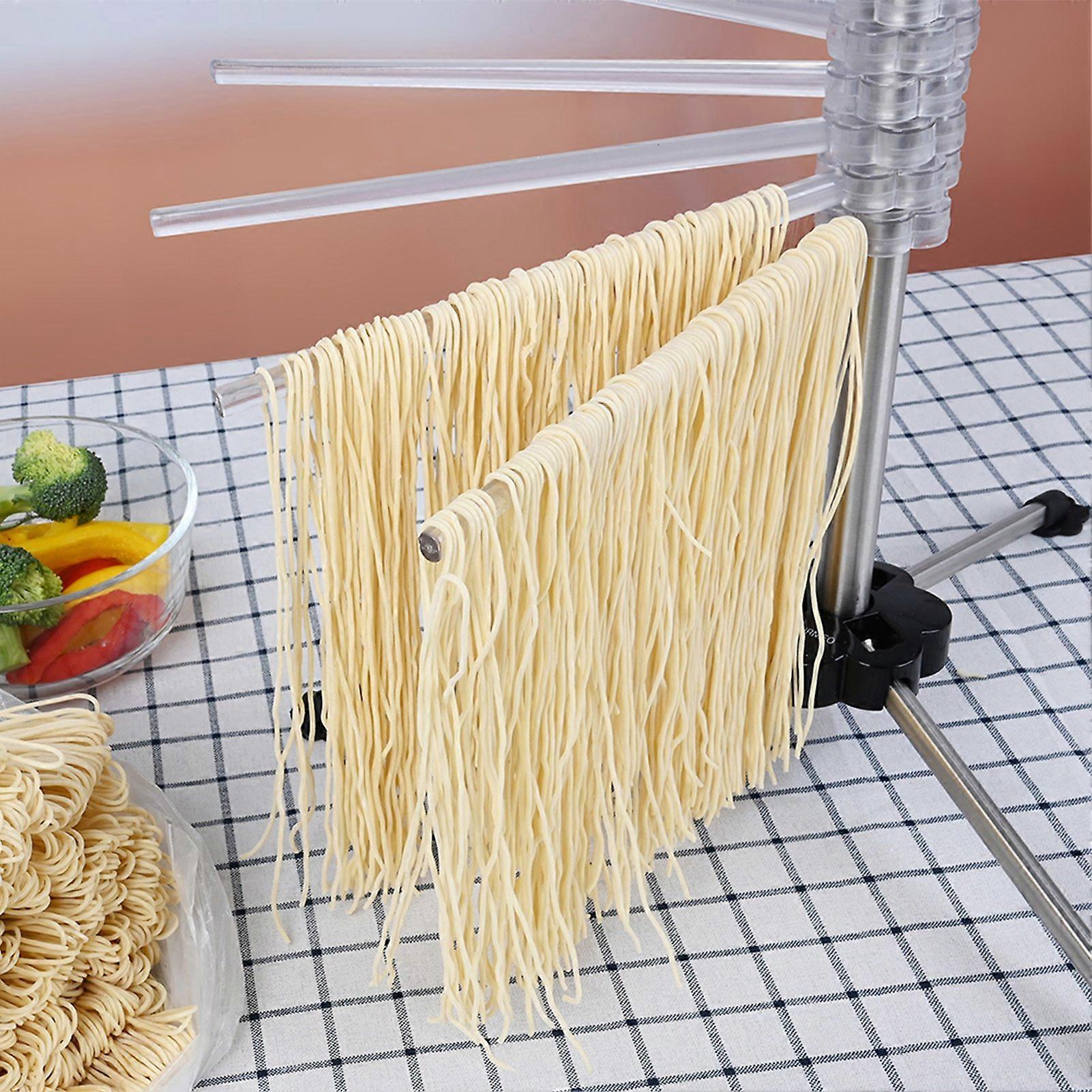 Collapsible Pasta Drying Rack, Spaghetti and Noodle Dryer Rack with 14 ...