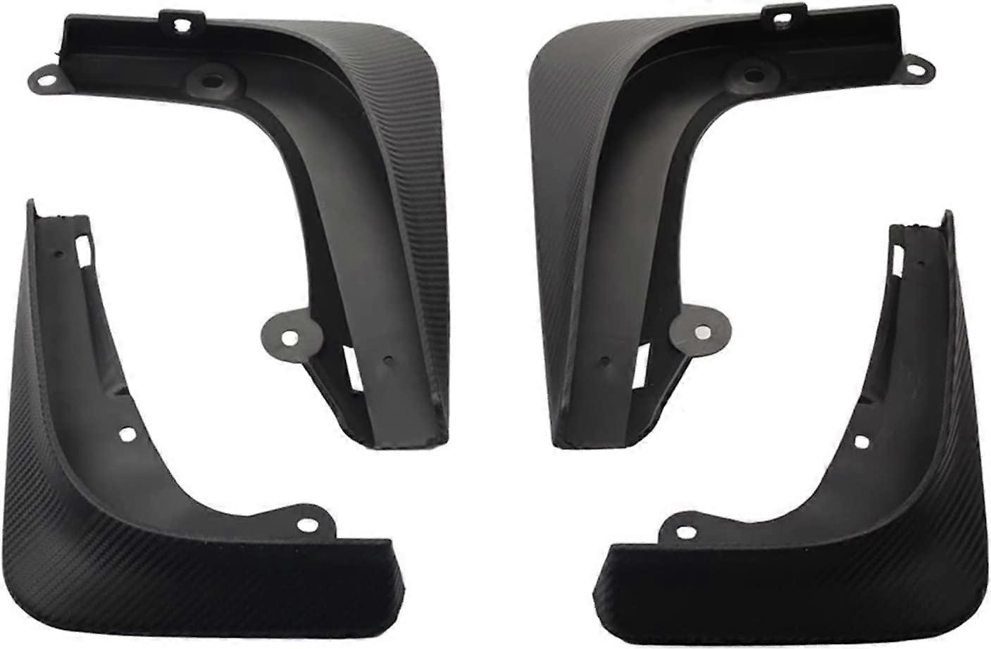 4Pcs Car Mudguard Mud Flaps for Tesla Model S 2015-2019, Custom Front ...