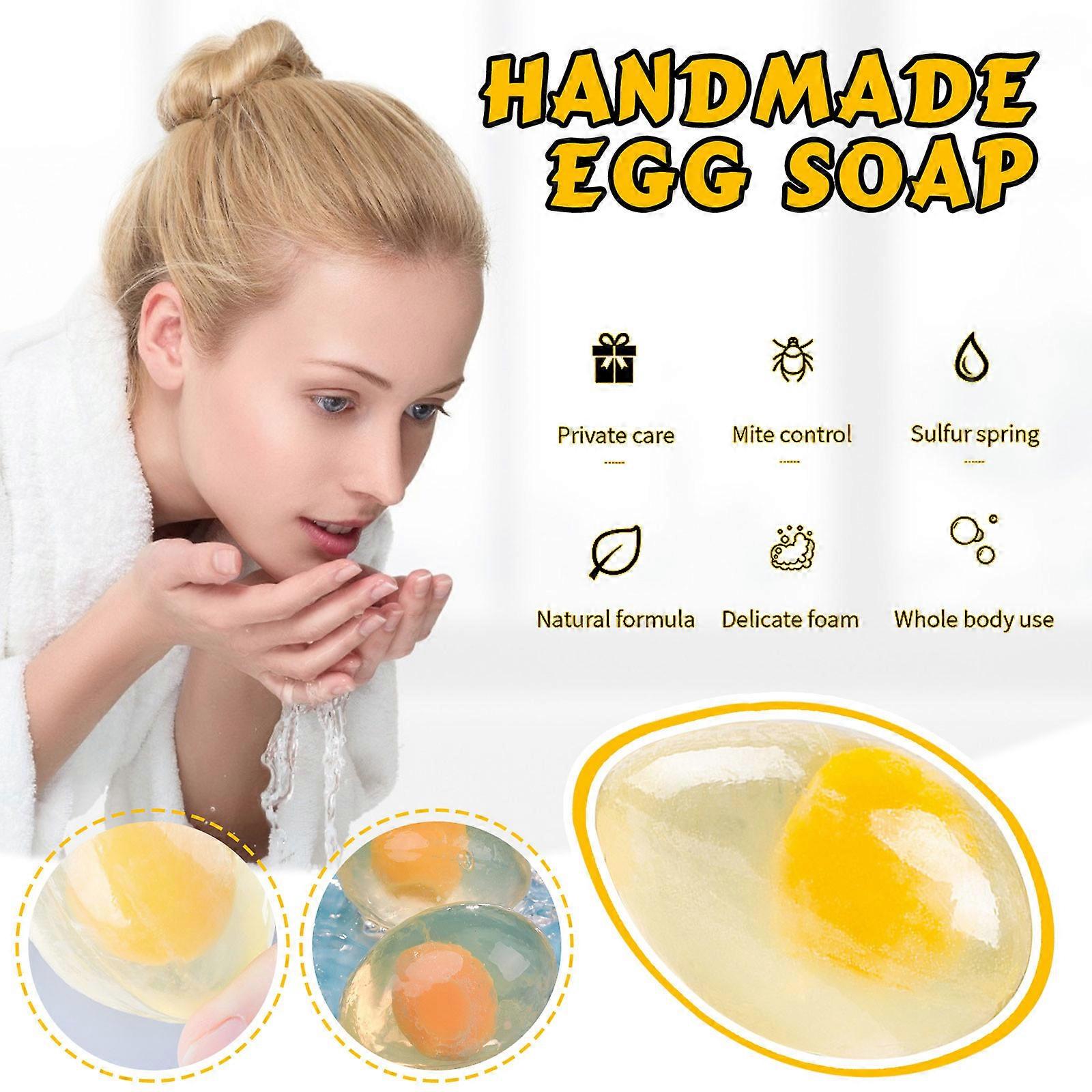 Toilet Soap Lucency Soap Facial Eggs Soap 80g | Fruugo UK