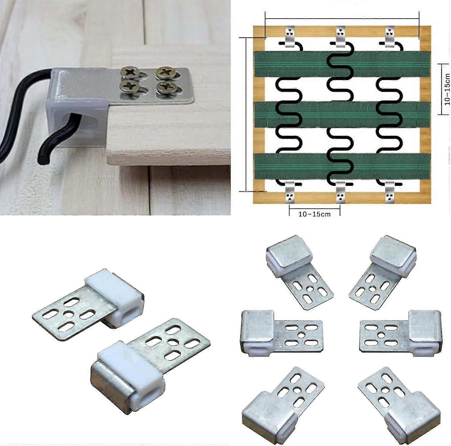 Pack Of 30 Metal Sofa Spring Clips, Spring Clips For Furniture With 5 ...
