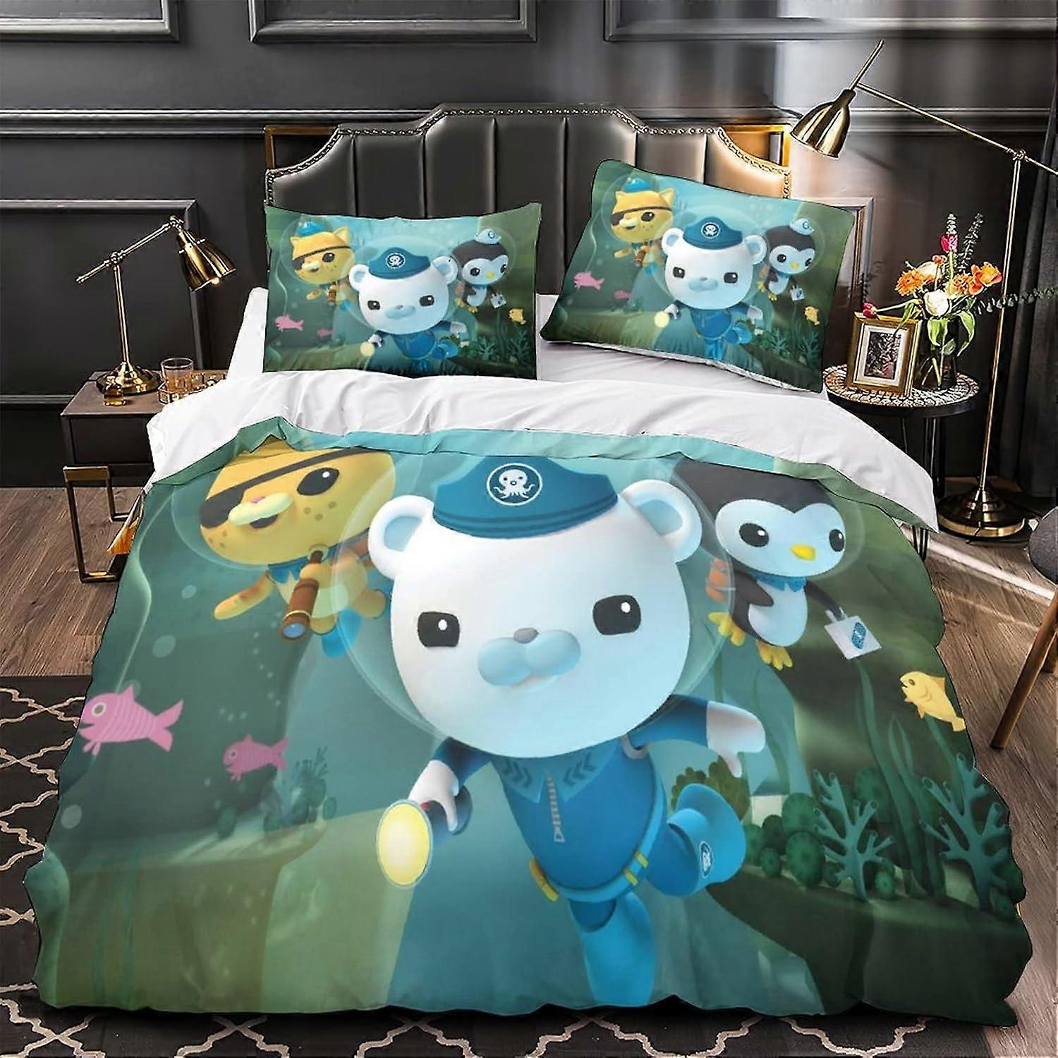 The Octonauts Duvet Cover Set Cartoon 3D Digital Printing Boy and Girl ...
