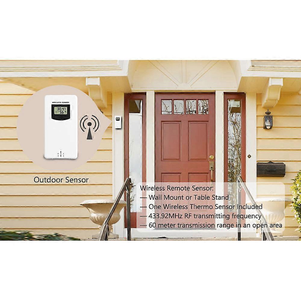 FJ3365 Color Weather Station Indoor/Outdoor Wireless Temperature ...