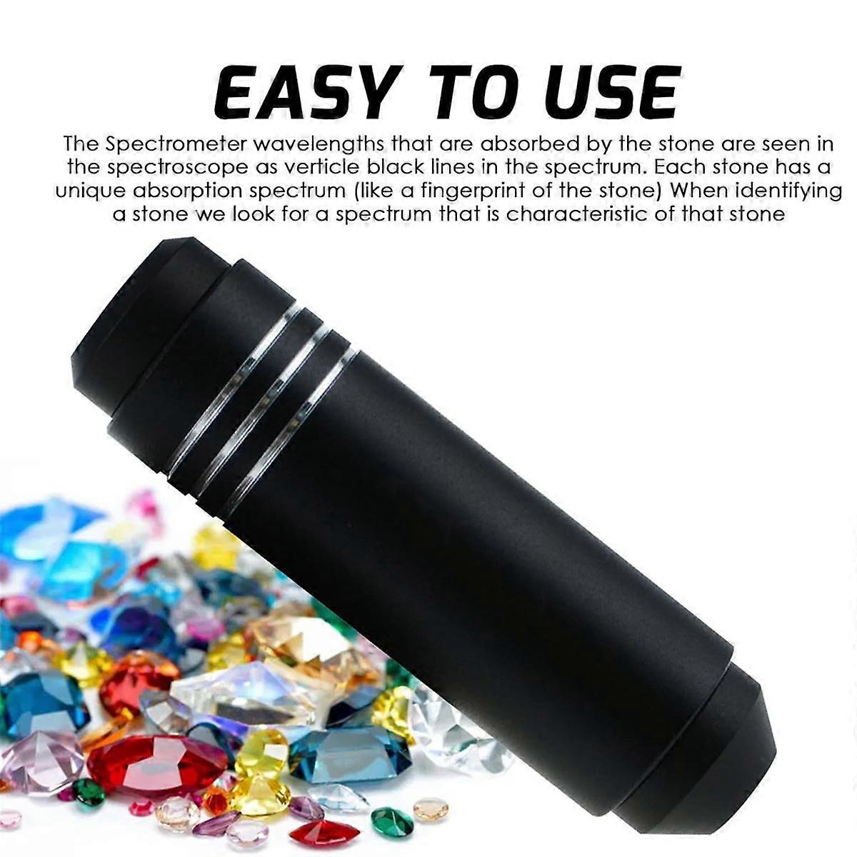 Handheld Diffraction Spectrometer,Pocket Grating Gem Spectrometer in ...