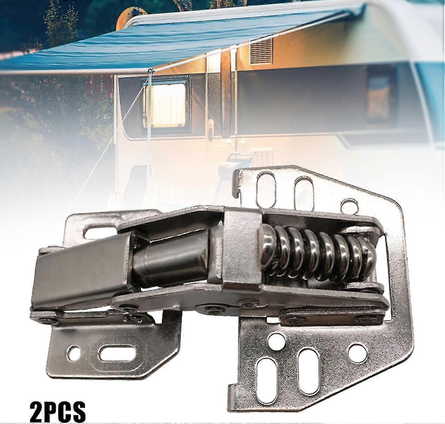 Swing Up Flap Hinge, 2pcs Overhead Swing Up Locker Cupboard Door Stay ...