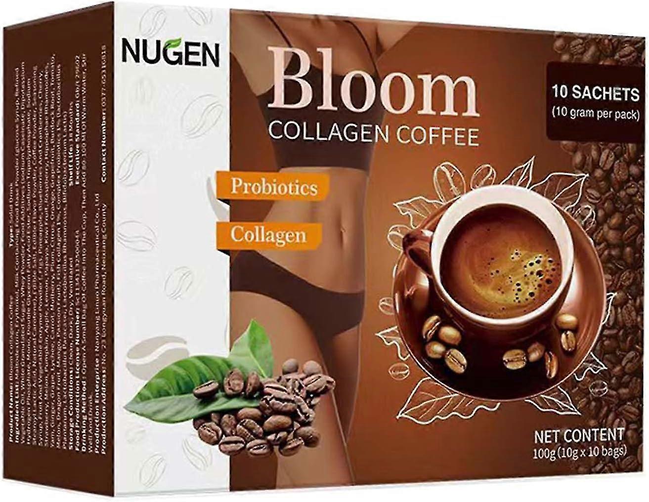 Café con colágeno, café instantáneo con colágeno en polvo que apoya el ...