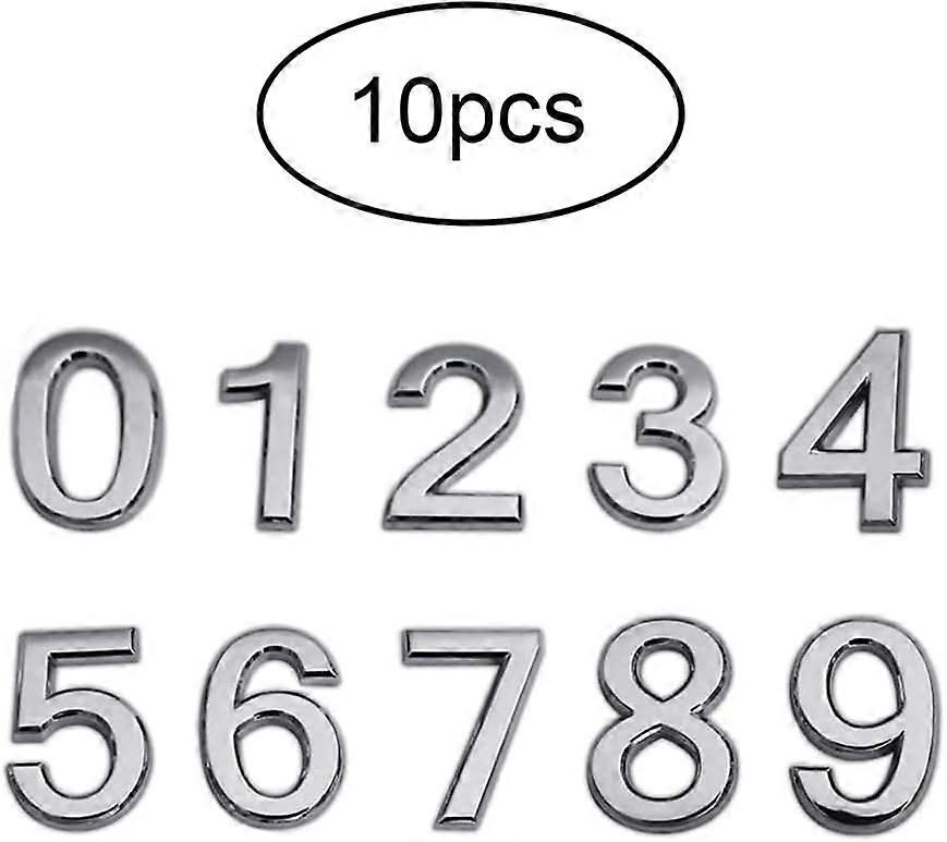 Letter Box House Number Sticker 0 to 9 Street Number Address Design ...