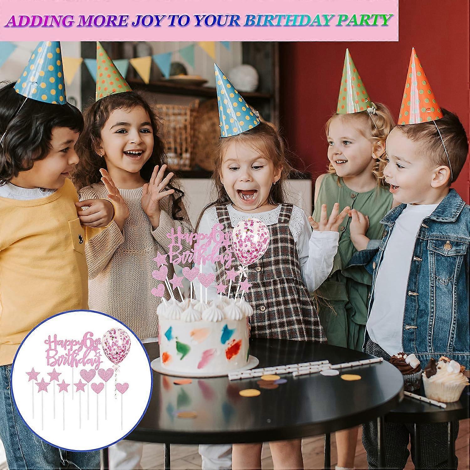 Personalized Happy Birthday Cake Topper Set, Happy Birthday Sign for ...