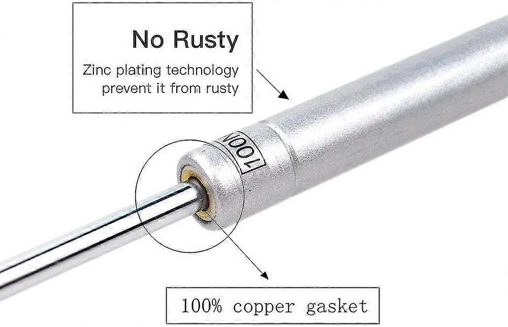 EVAGO Gas Spring, 2pcs 100n Hydraulic Cabinet Cylinder Spring Gas Shock ...