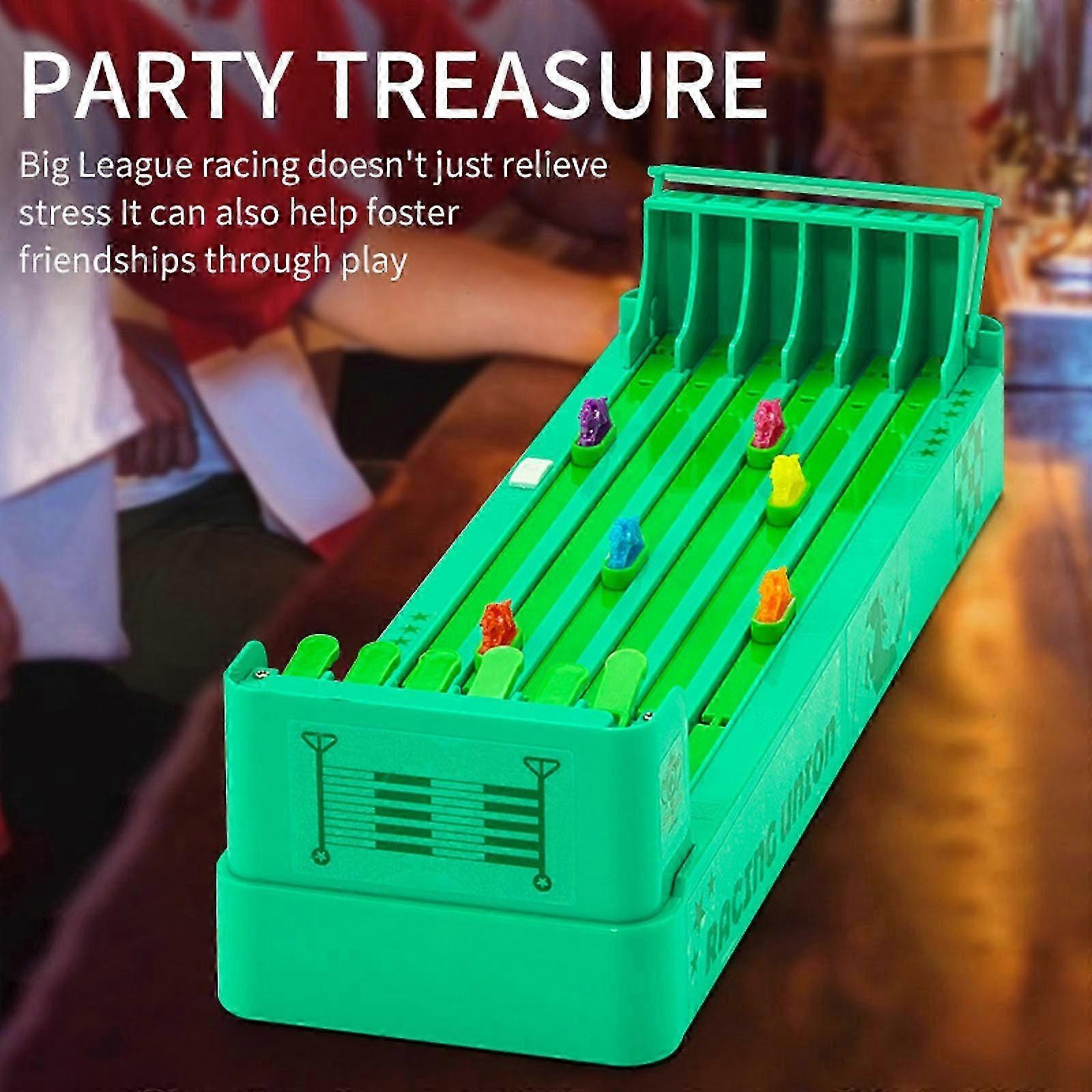 Horse Racing Table Game With 6 Horses Game Chessboard LINE Race Game ...