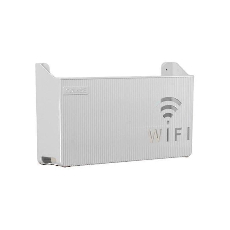 Wall-Mounted Router Storage Box - Wireless WiFi Rack Bracket - Plastic ...