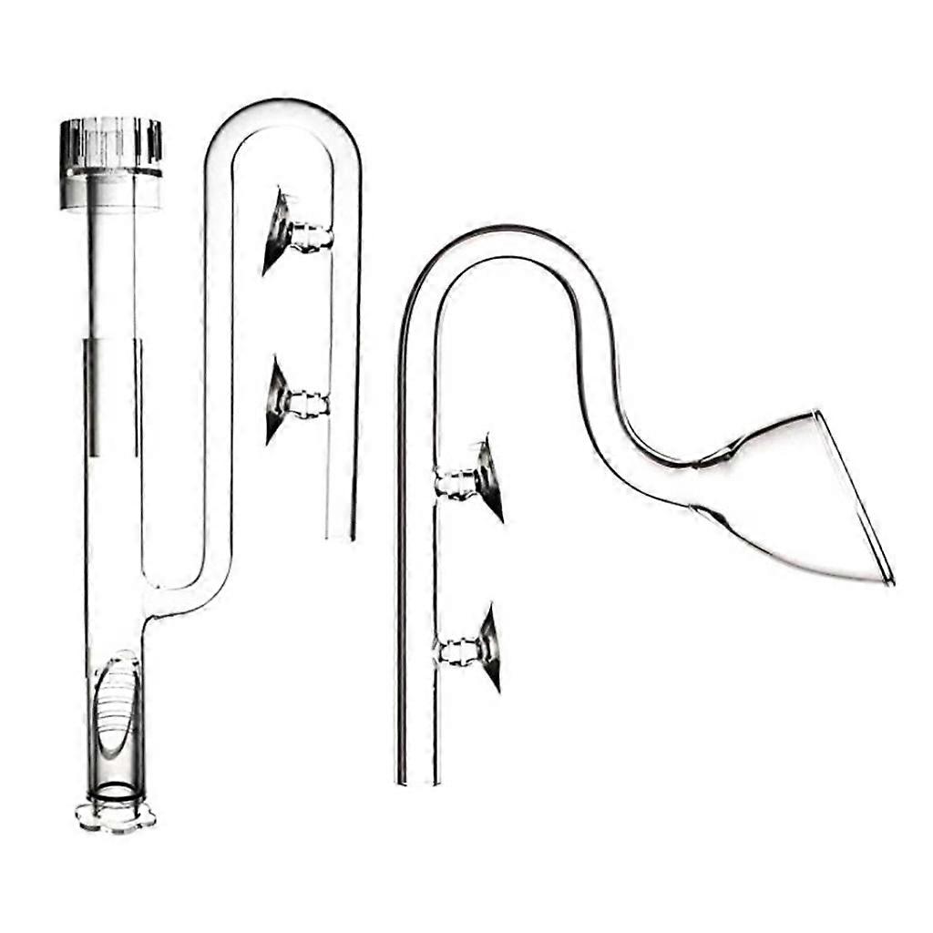 Glass Lily Pipe Skimmer Inflow Water Surface Flow Rate Adjustable Lily ...