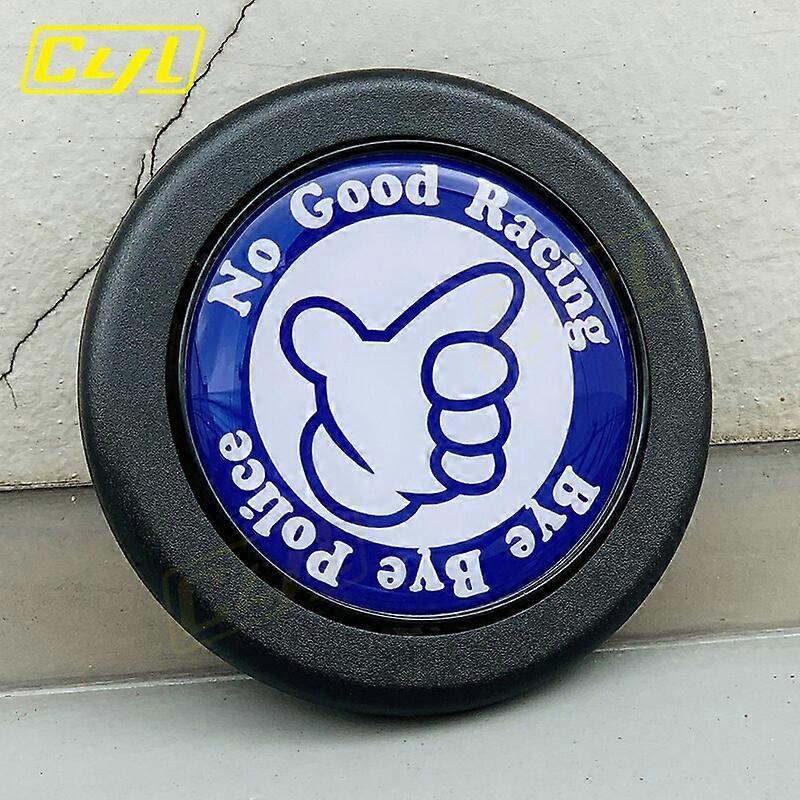 JDM No Good Racing logo Universal Car Steering Wheel Horn Button Horn ...
