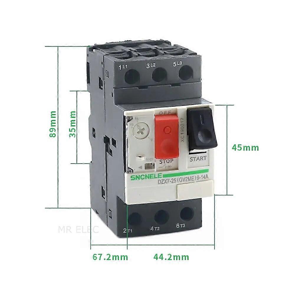 1PCS GV2-ME Series MPCB Motor Protection Circuit Breaker GV2 Motor ...