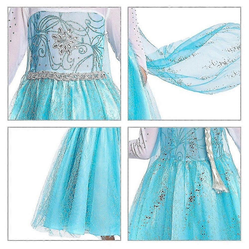 Elsa Dresses For Girls Cosplay Costumes | Fruugo UK