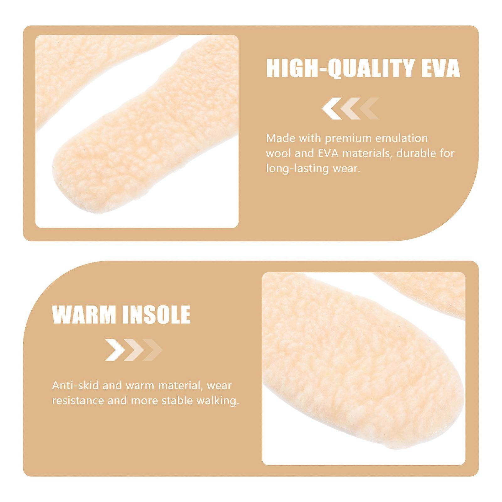 1 Pair of Winter Insole Children Insole Baby Shoes-pad Warm Shoe ...