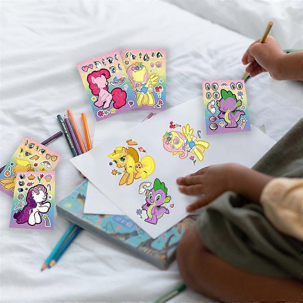 My Little Pony Themed 32 Sheets 8 Styles Make Your Own Stickers Pack ...