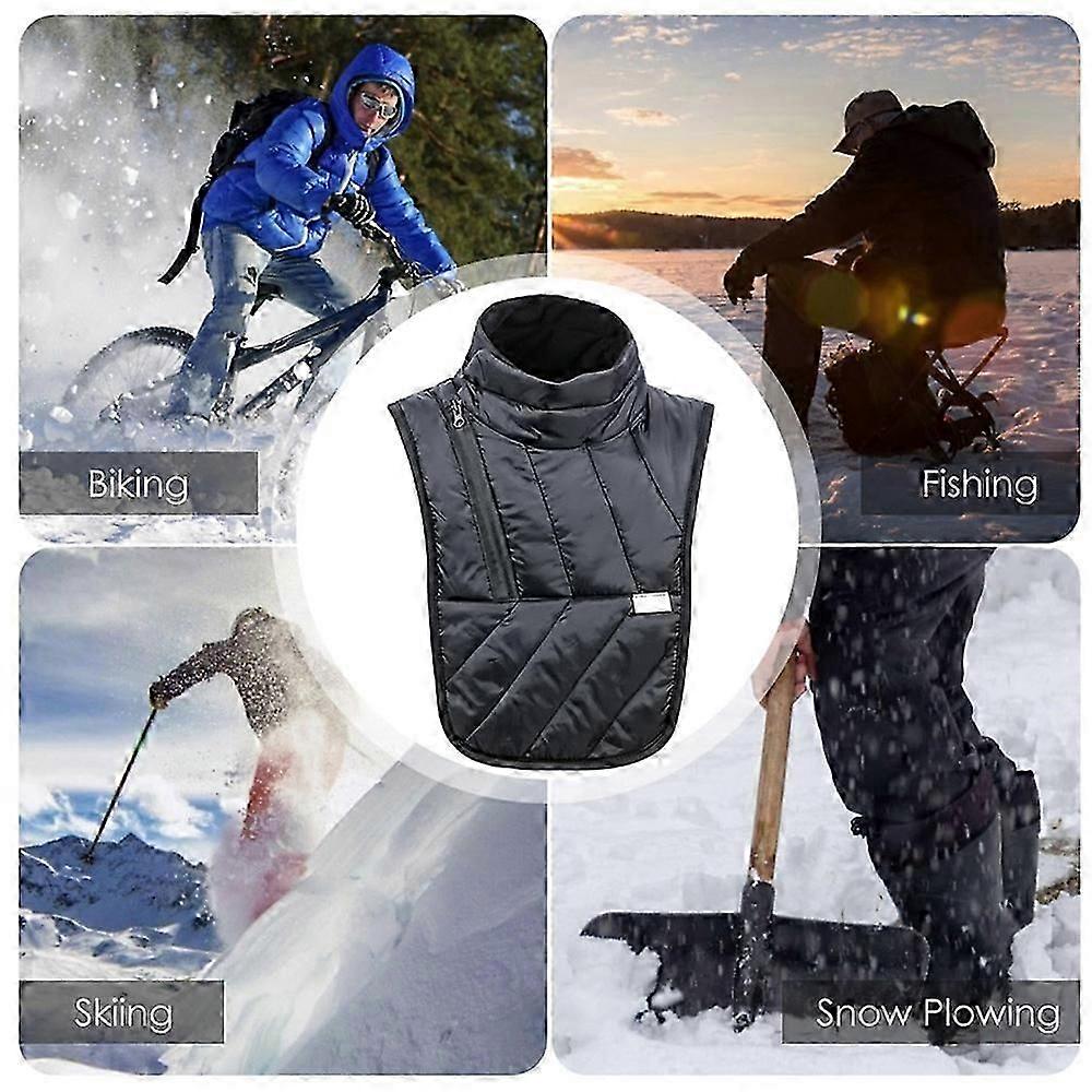Motorcycle Neck Chest Warmer Shoulder Wrap Protector Windproof Winter ...