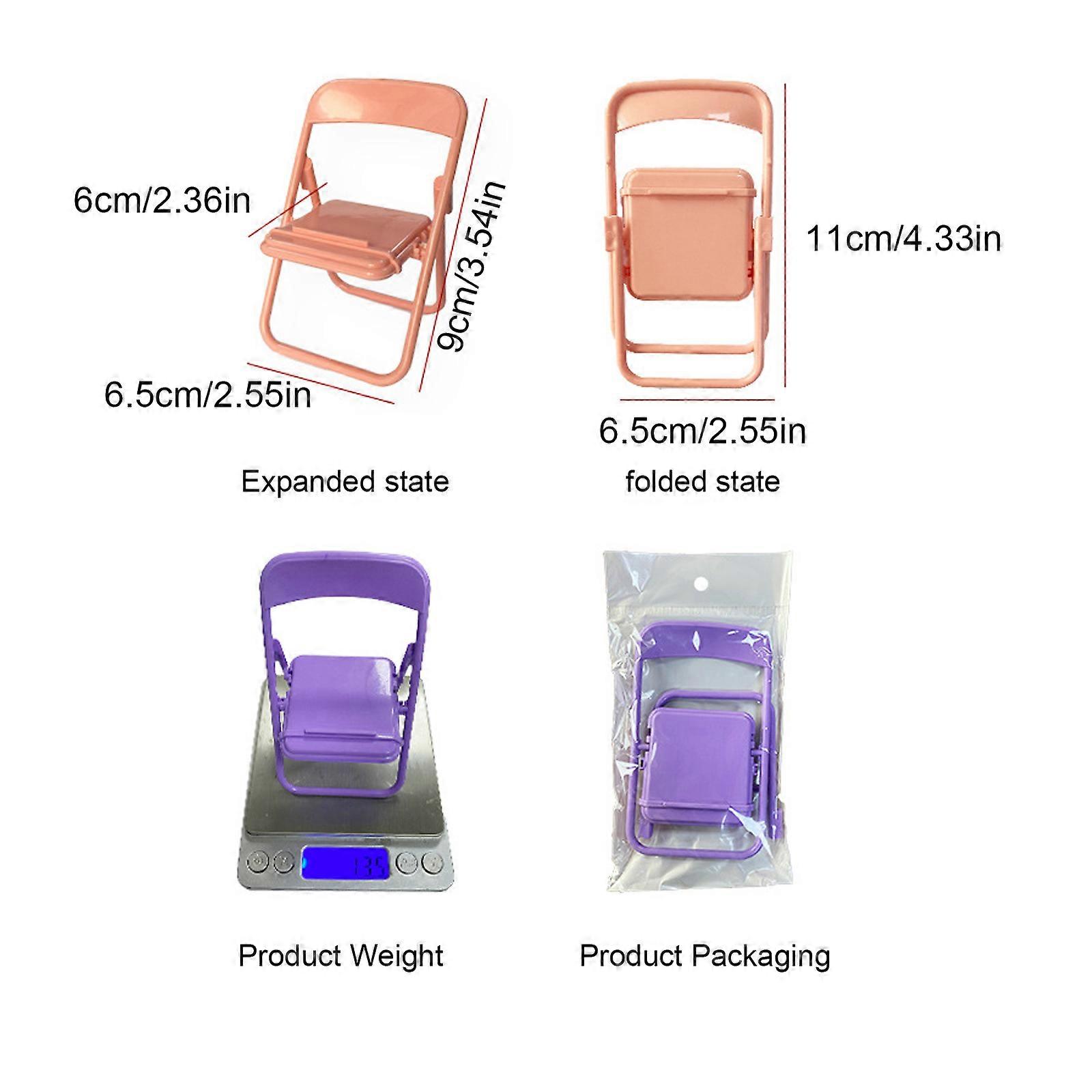 Multifunctional Mini Folding Chairs - 10PCS Black | Fruugo UK