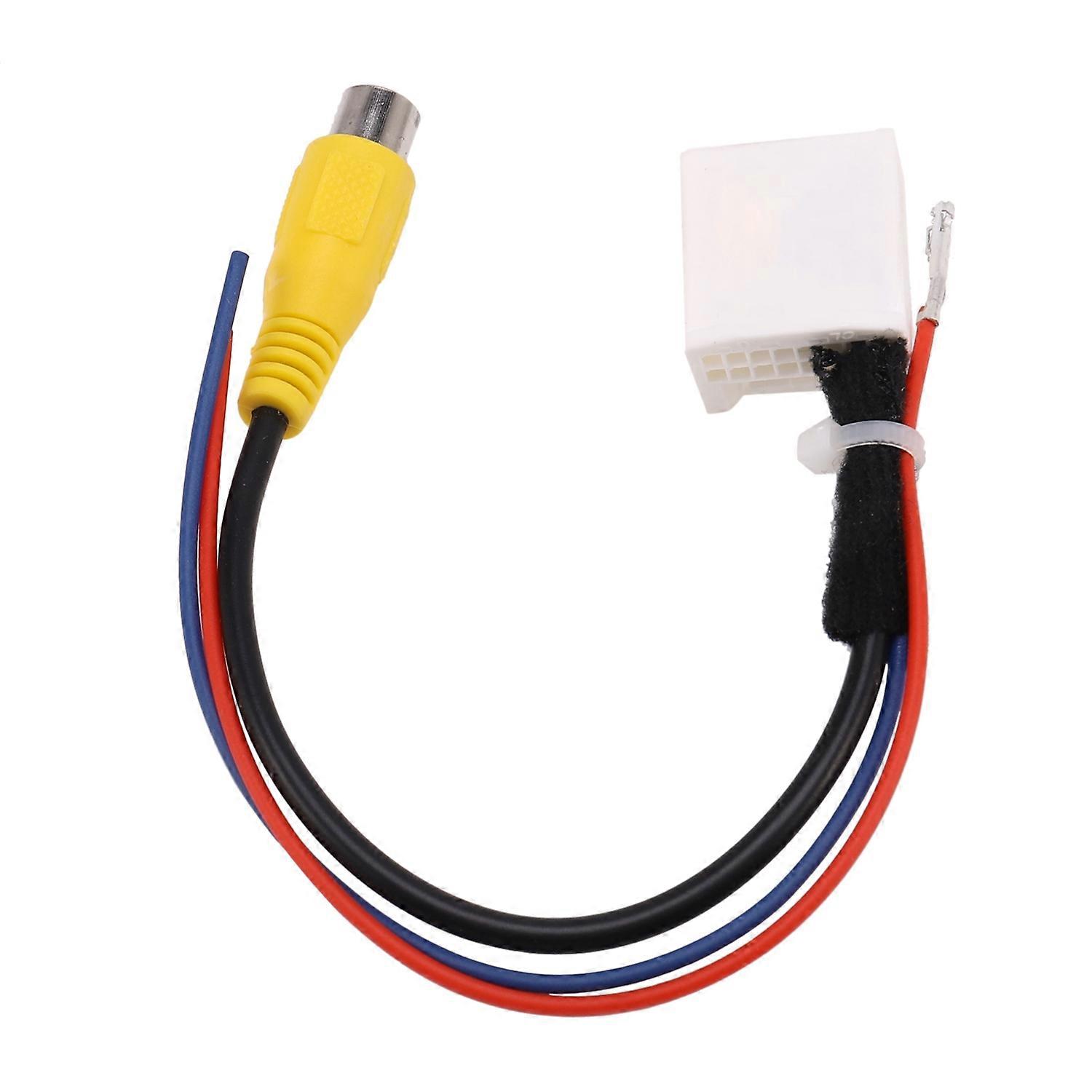 16 Pin Car Rear View Camera Adapter Cable Parking Backup Camera Video ...
