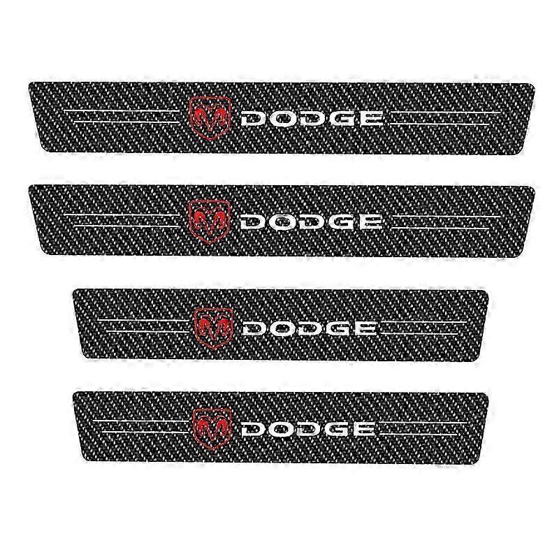 Car Stickers Carbon Fiber Sill Protector Door Threshold Scuff Plate For ...
