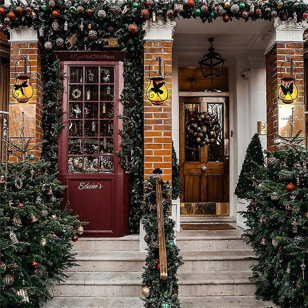 Outdoor Light Hanging Portable Flashing Flame Fire Metal Solar Led ...