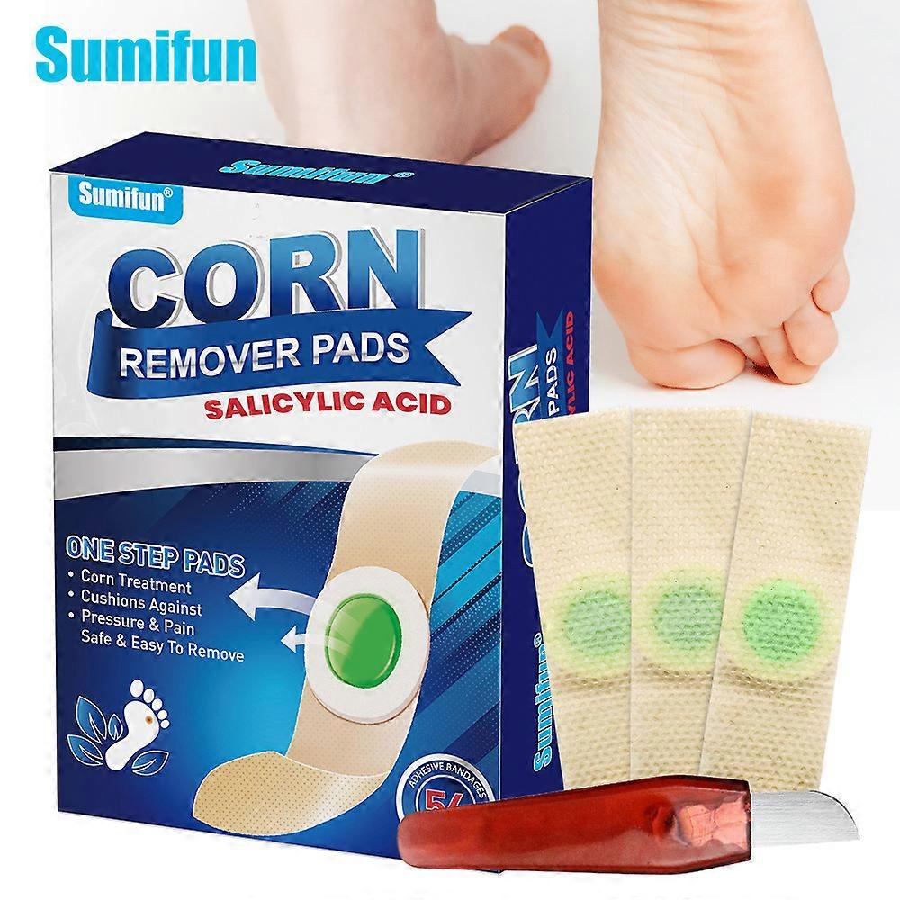 54Pcs/box Foot Corn-Callus Removal Clavus Paster Corn Pads Foot Care ...