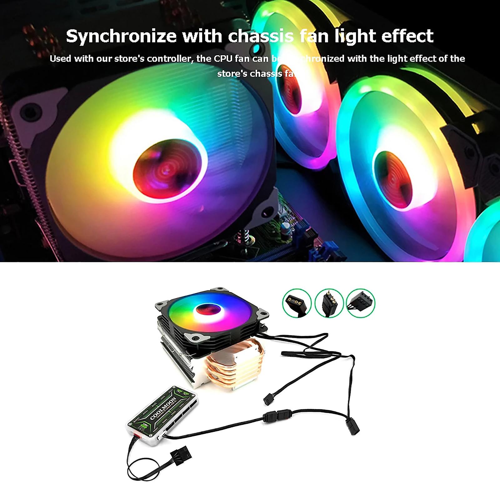 Fan Controller Adapter Cable 5V ARGB 3pin To 6pin/ 4pin Converter for ...