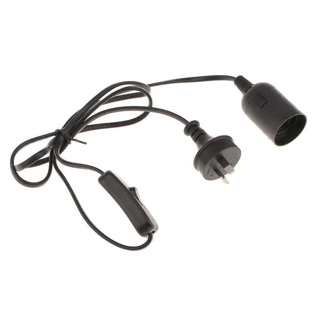 4x E27 Light Bulb Socket Lamp Holder Au Plug Power Cord Adapter With ...