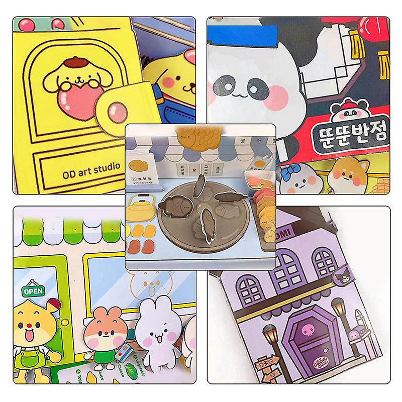 Diy Creative Cute Quiet Book Educational Kuromi Homemade Book Melody ...