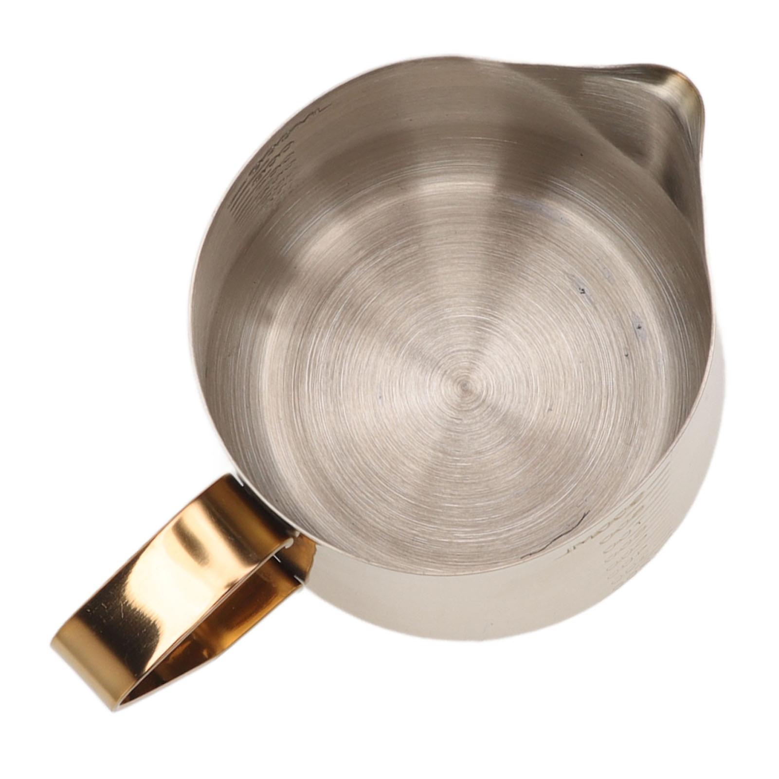 Milk Frothing Pitcher Dual Scale 304 Stainless Steel Milk Frother Cup ...