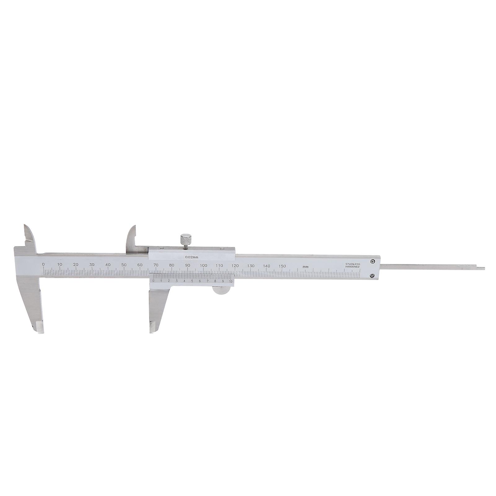 Integral Vernier Caliper with Fine Adjustment Scroll Wheel Measuring ...