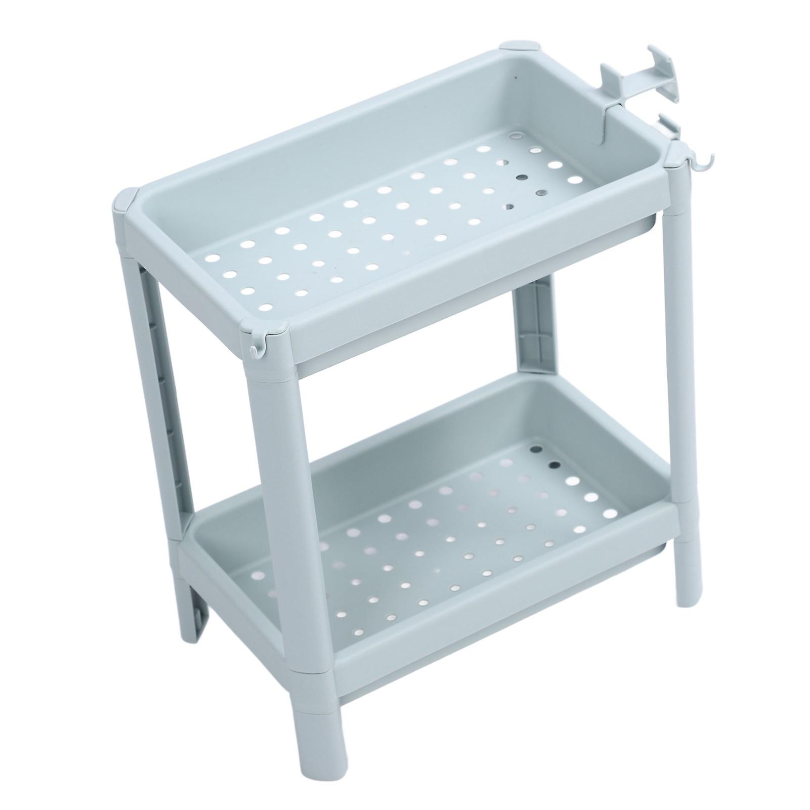 Baderom Gulv Oppbevaring Hylle Oppbevaring av bad Åpen hylle ...