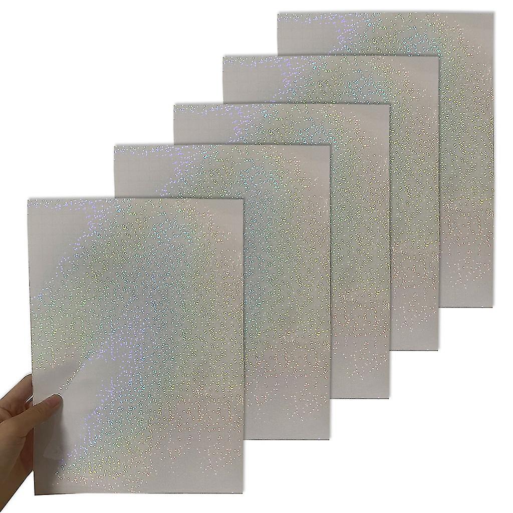 Transparent Holographic Overlay Lamination Vinyl A4 Size Self-adhesive ...
