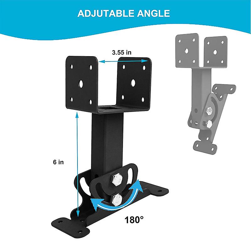 Pergola Roof Riser Beam Support,180 Degree Adjustable Pergola Support ...