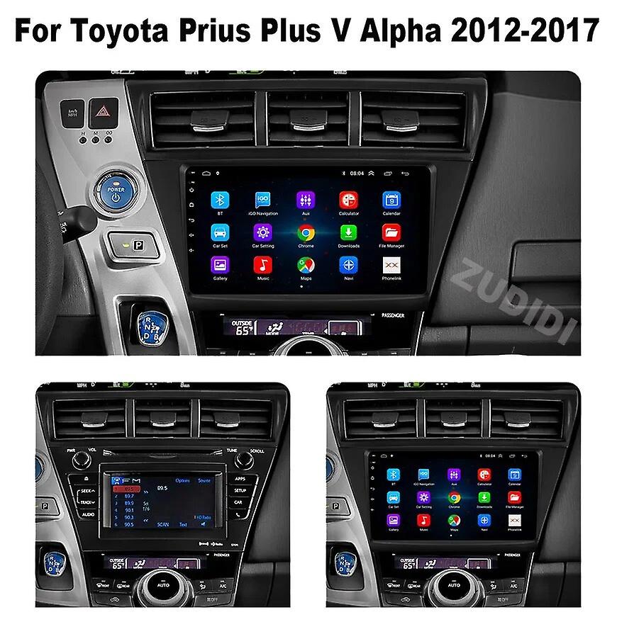 For Toyota V Plus Prius Alpha Lhd Rhd 2012-2015 2din Car Radio Stereo ...