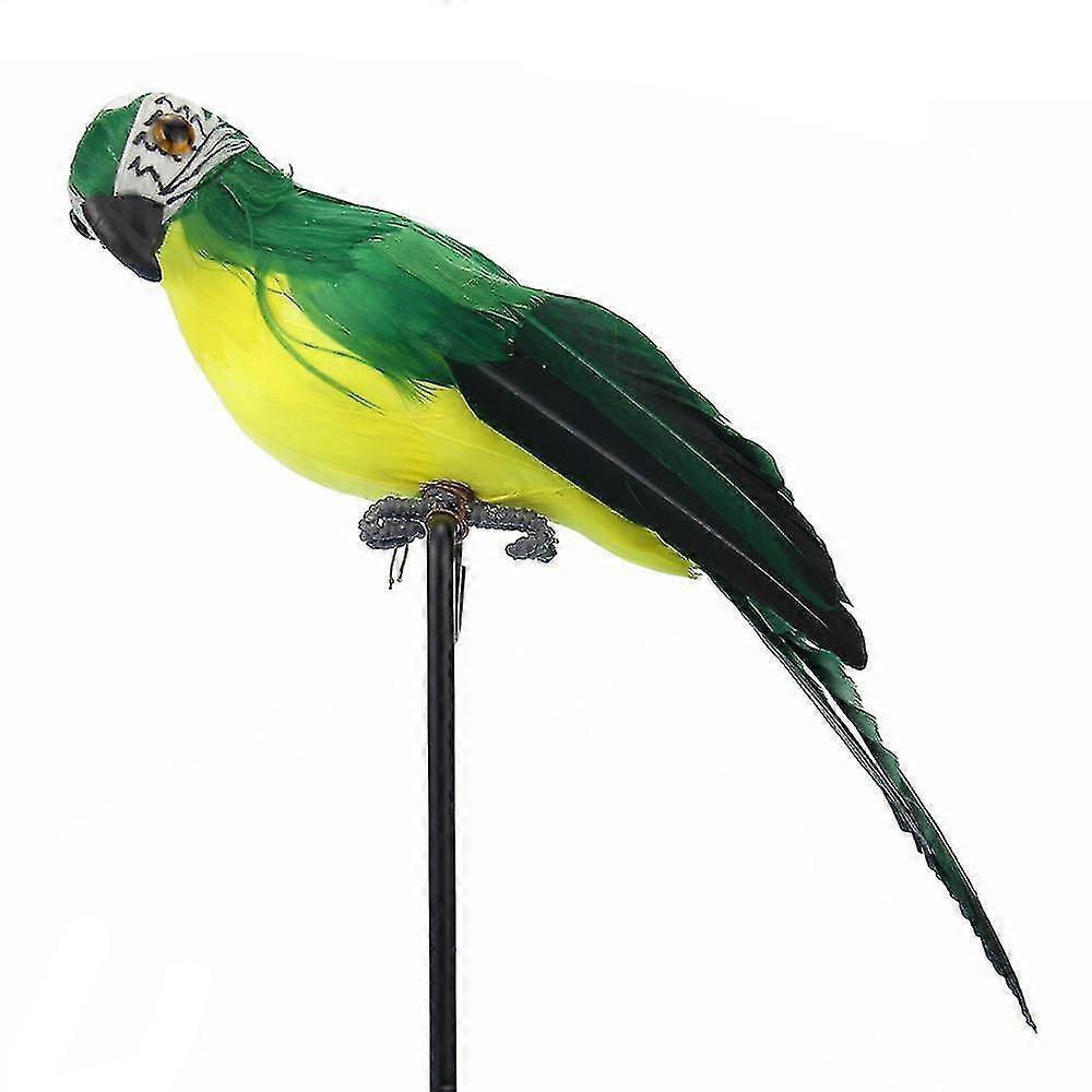 Lifelike Fake Parrots, Artificial Bird Decoration, Foam Macaw Parrot ...