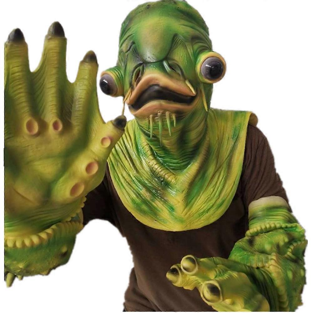 Horror Catfish Mask Halloween Cosplay Party Monster Costume Head Cover ...