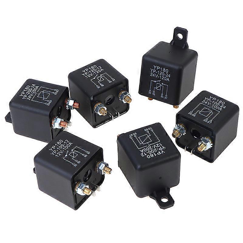 High Current 4 Pin Car Relay 12V 24V 200A 120A 100A Car Truck Motor ...