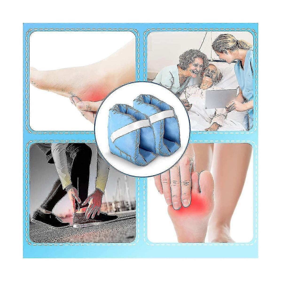1 Pair Heel And Boot Protector Pads For Injury Pain Relief And Ulcers ...