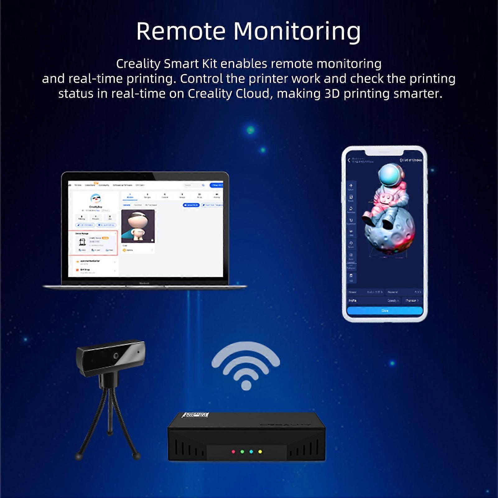 Creality 3D Printer Camera Monitor Smart Kit WiFi Box HD 1080P Real ...