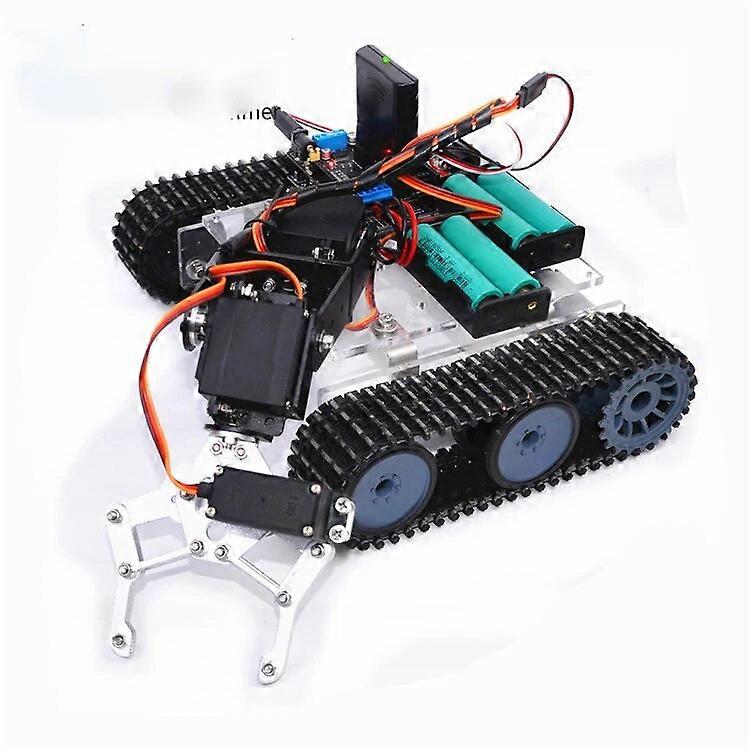 4 Dof Robotic Arm with RC Tank For Arduino Robot DIY Kit Acrylic Ps2 ...