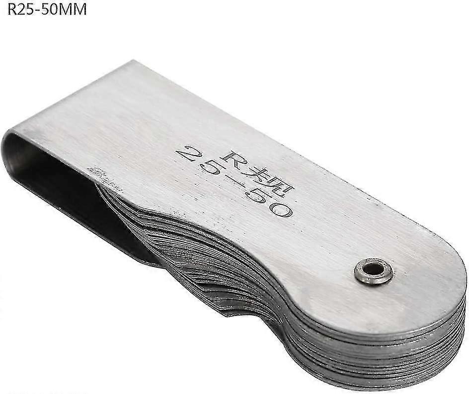 Stainless Steel Radius Fillet Gauge Internal External Concave Convex ...