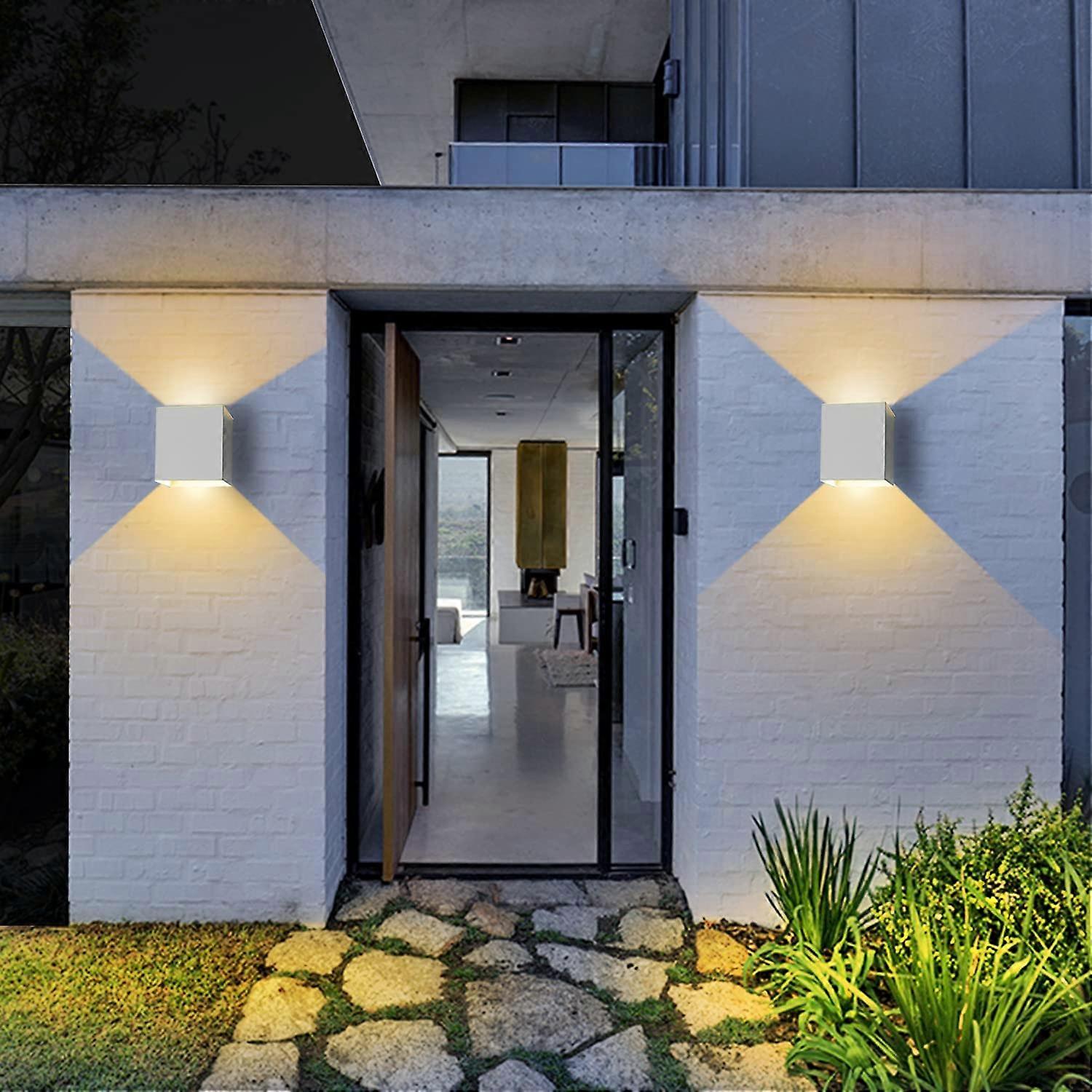 Outdoor LED Wall Lamp 12W Indoor Wall Lamp 3000K Warm White Waterproof ...